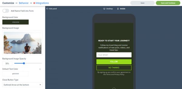 Introducing Fullscreen Widgets — Convertful