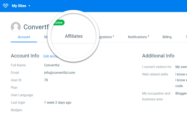 Convertful Affiliate Program — Convertful