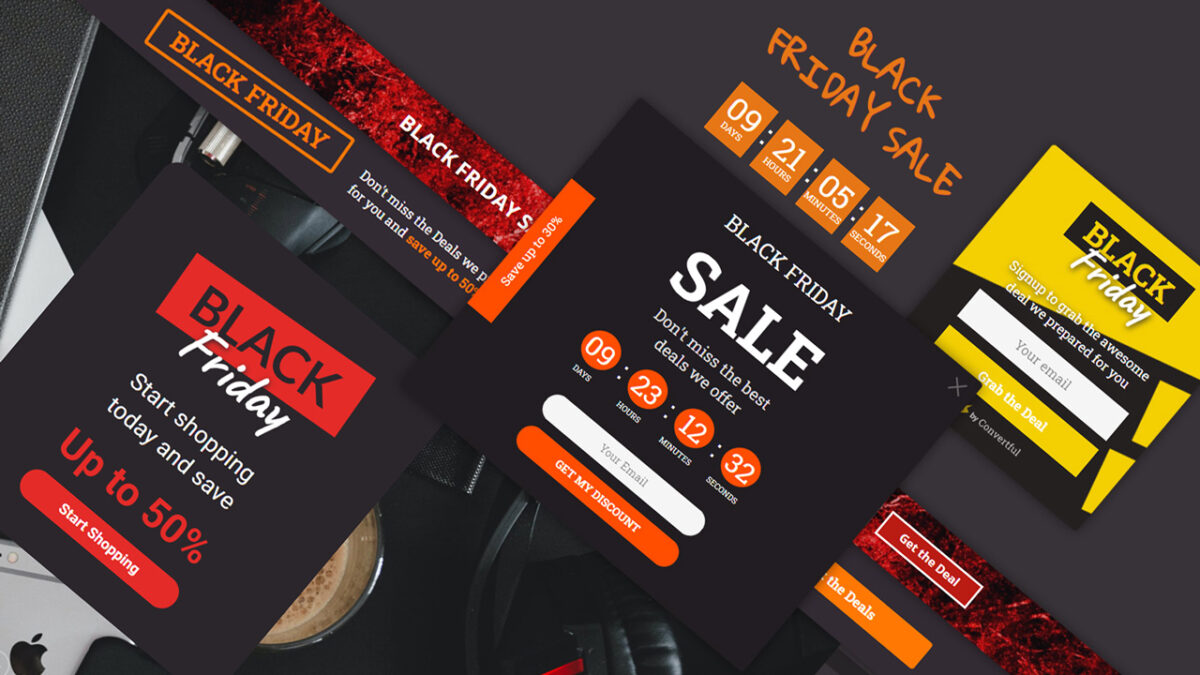 Black Friday Widget Templates — Convertful