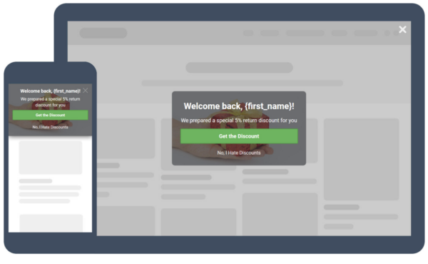 Welcome Message Examples or Your Website